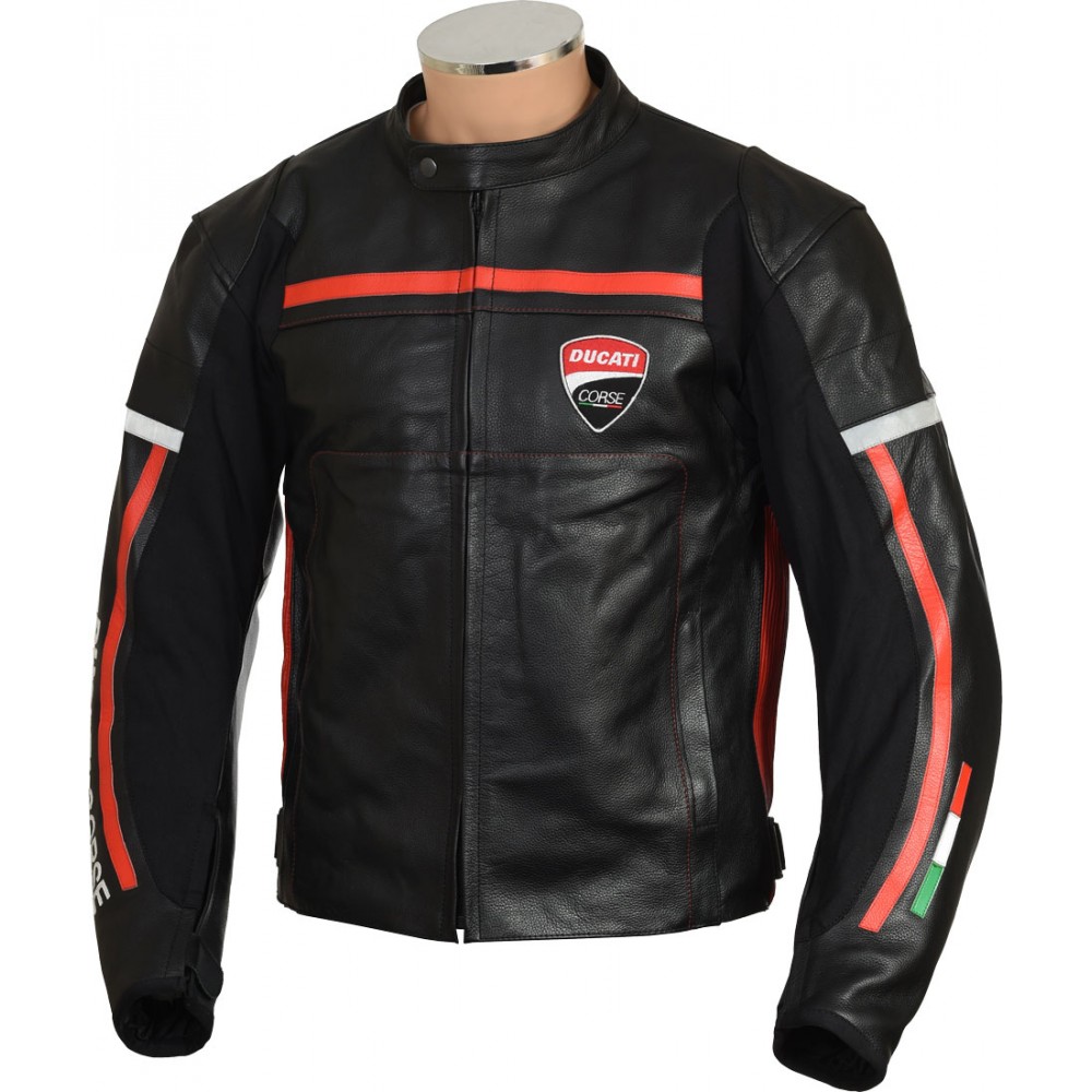 Ducati Diavel Leather Motorcycle Jacket