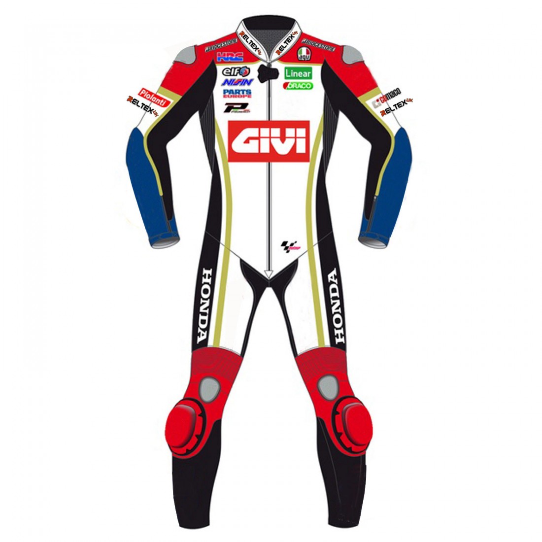 2018 MotoGP GIVI Carl CRUTCHLOW LCR Honda Race Leathers