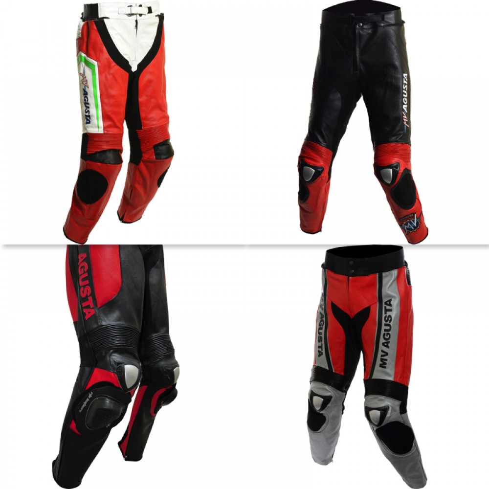 Custom Trousers : Custom Built MV AGUSTA Leather Biker Trouser ...