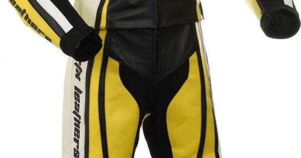 1 & 2 PIECE SUITS : RTX Raptor Yellow Motorcycle Leather ...