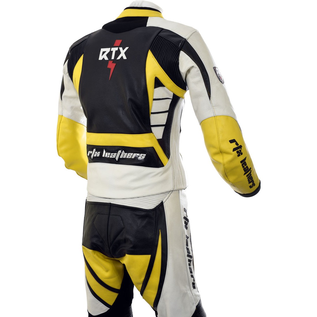 1 & 2 PIECE SUITS : RTX Raptor Yellow Motorcycle Leather ...
