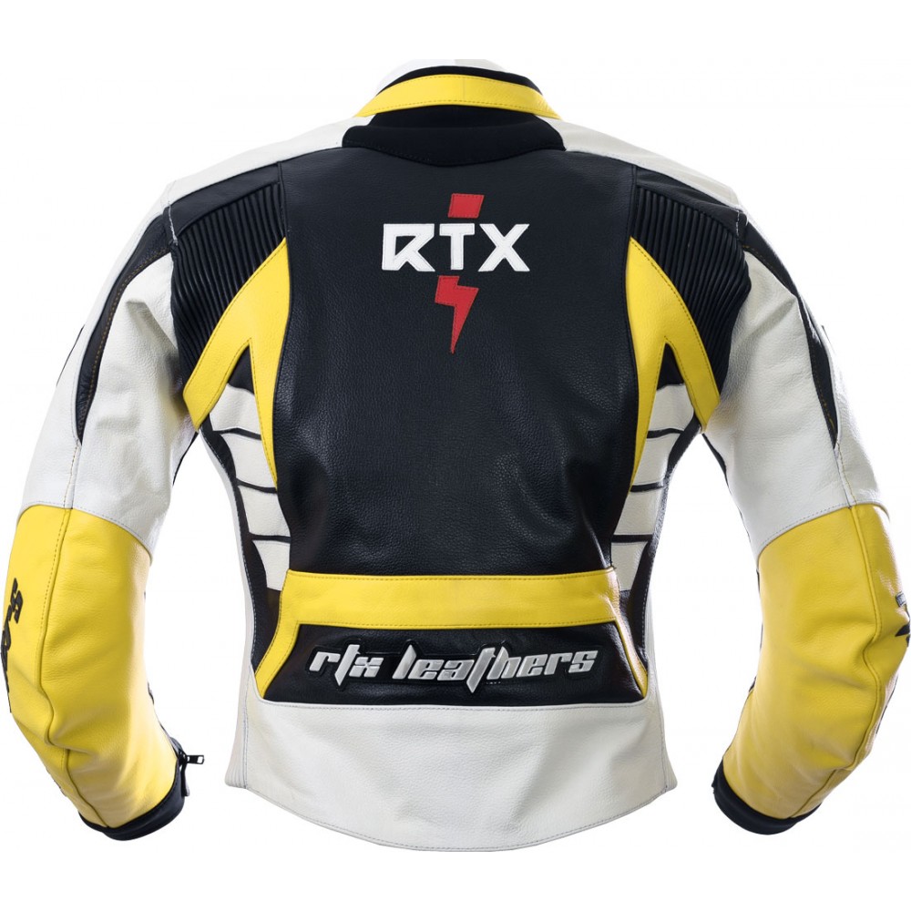 1 & 2 PIECE SUITS : RTX Raptor Yellow Motorcycle Leather ...