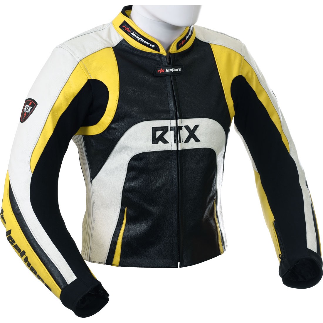 1 & 2 PIECE SUITS : RTX Raptor Yellow Motorcycle Leather ...