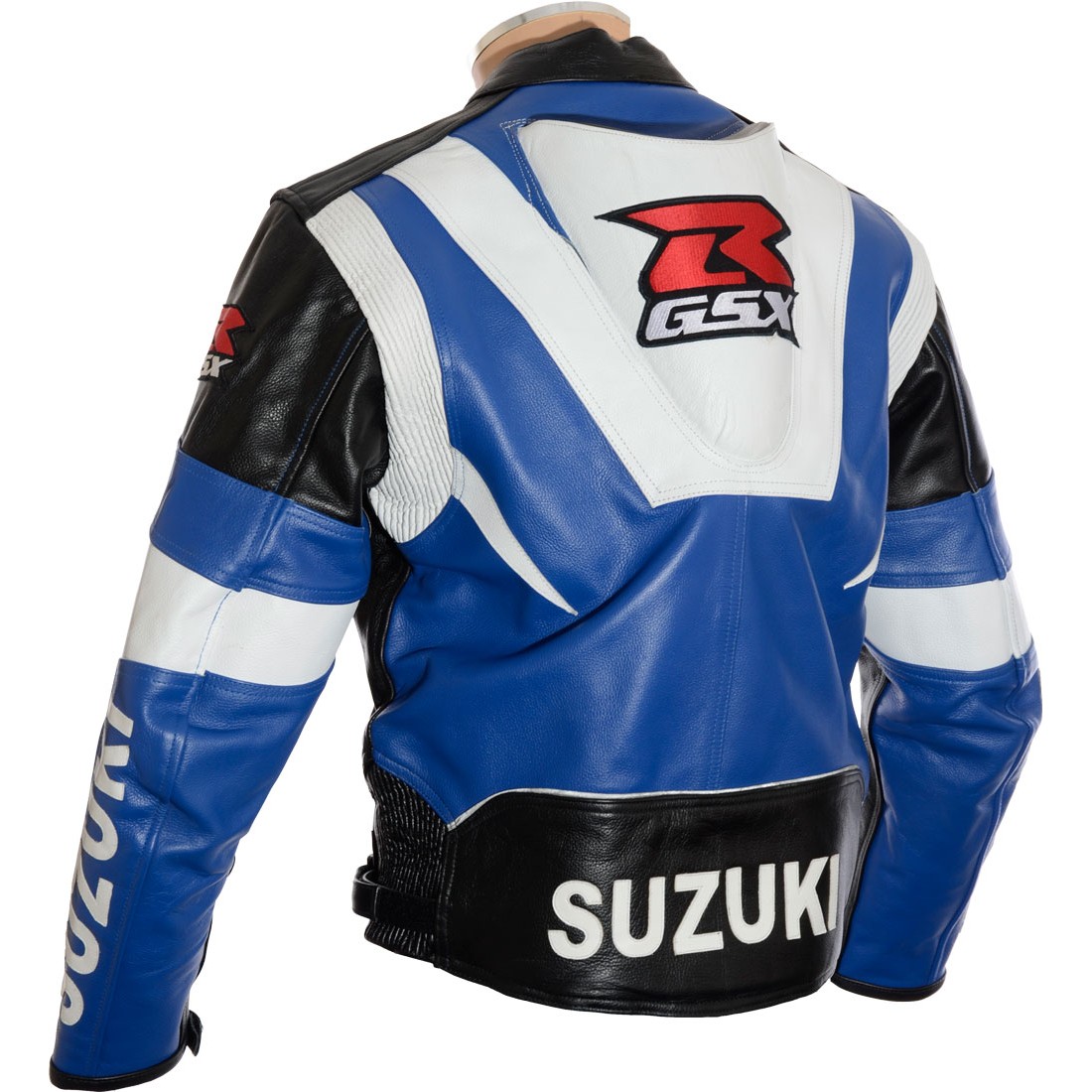 Suzuki GSXR Leather Motorcycle Jacket - 3 Colour Options