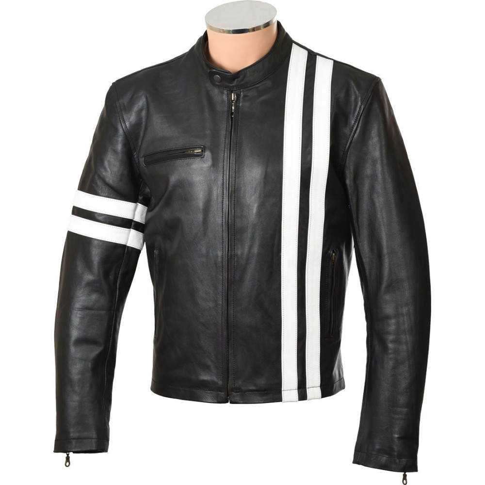 Driver: San Francisco Leather Biker Jacket