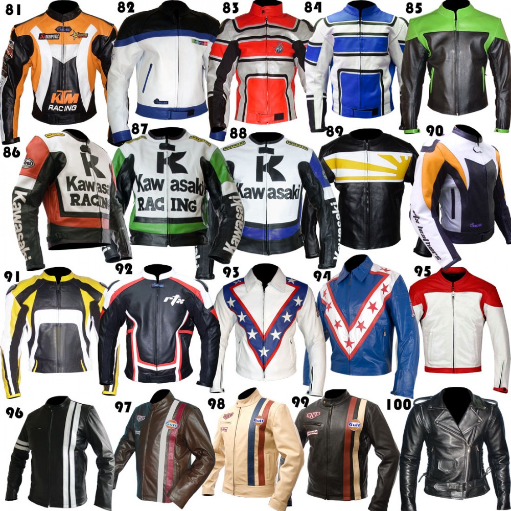 CUSTOM Made to Order Mens Leather Biker JACKET